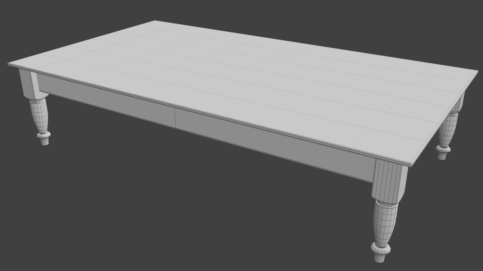 3d table model