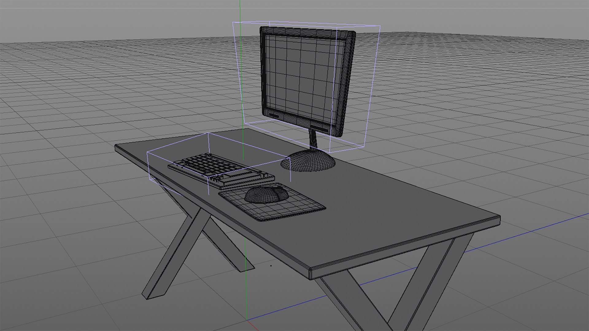 3D Computer Desk - TurboSquid 1988982