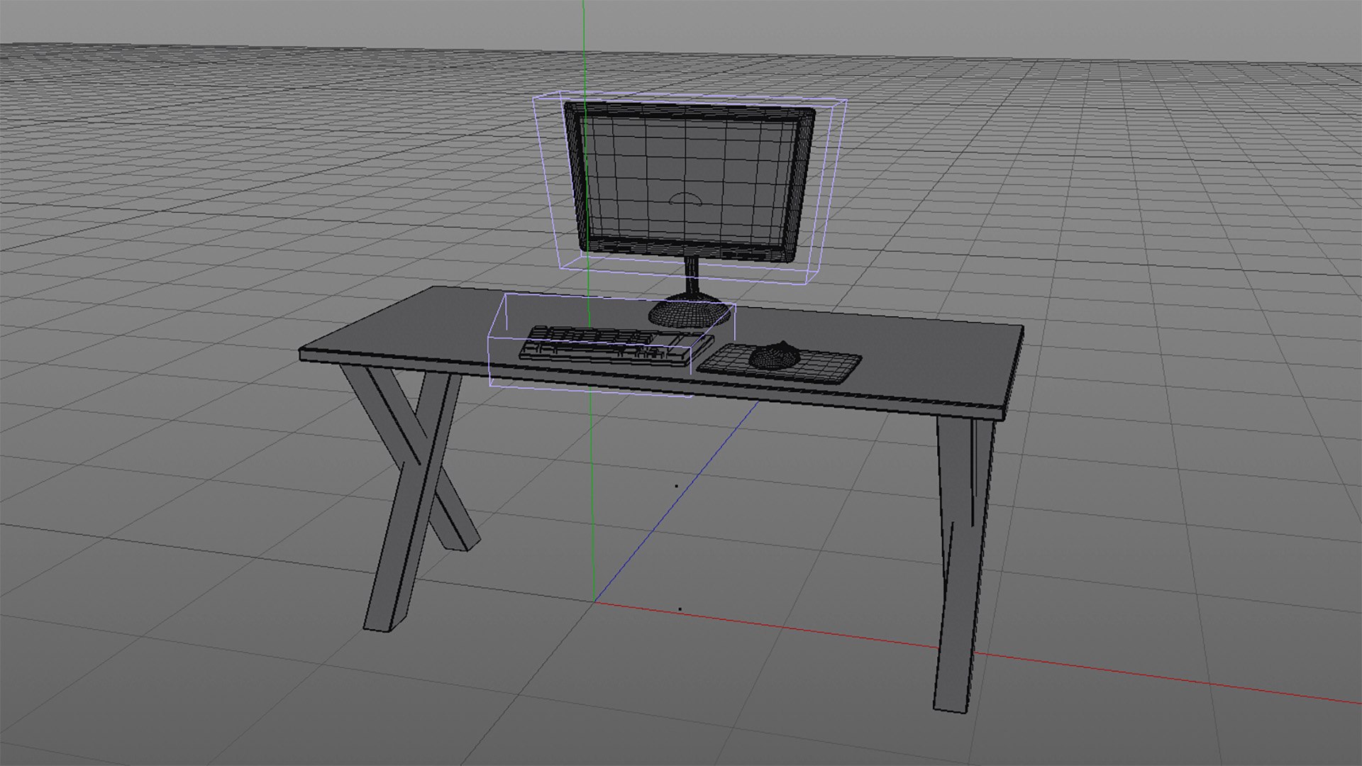3D Computer Desk - TurboSquid 1988982