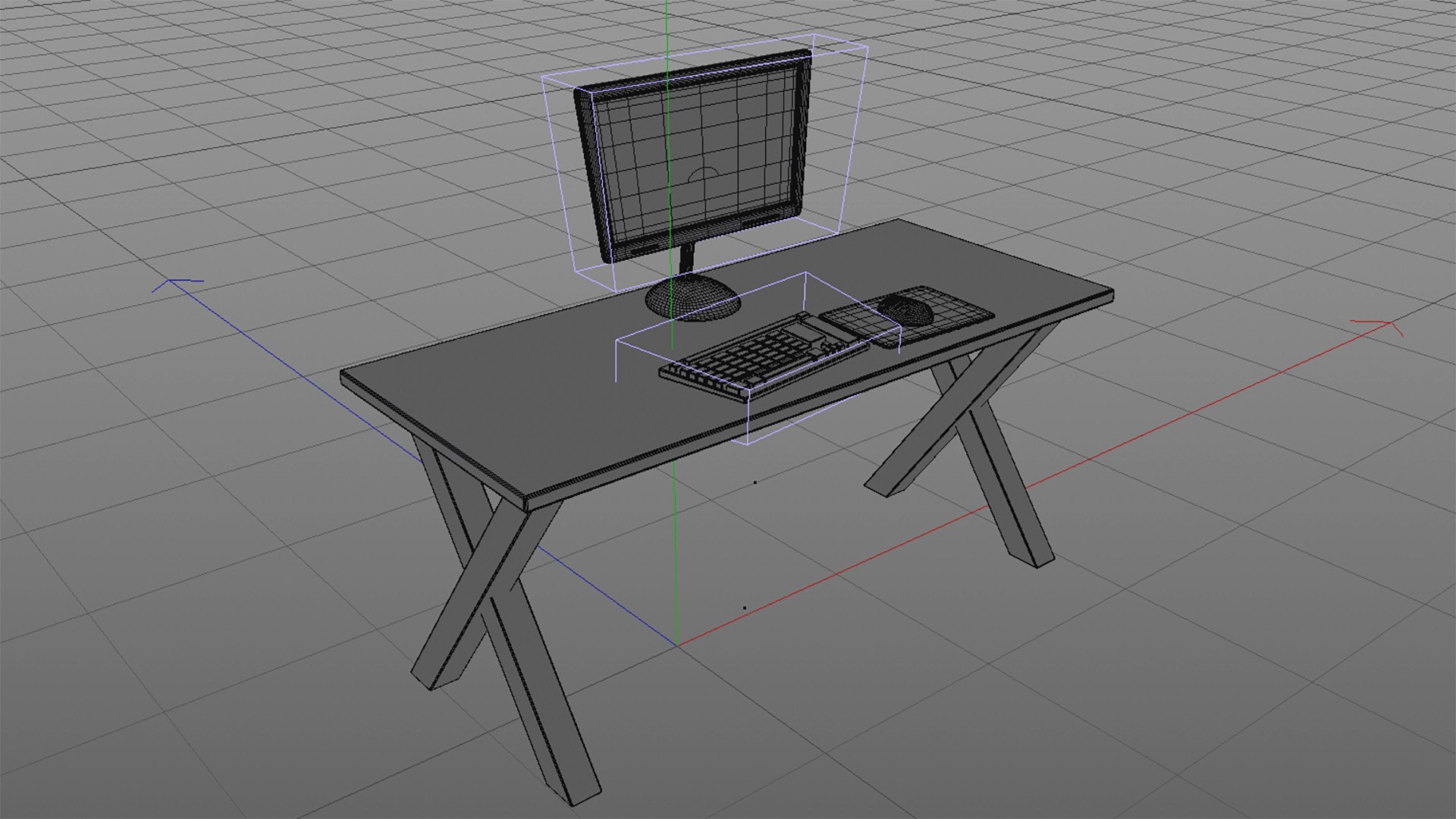 3D Computer Desk - TurboSquid 1988982