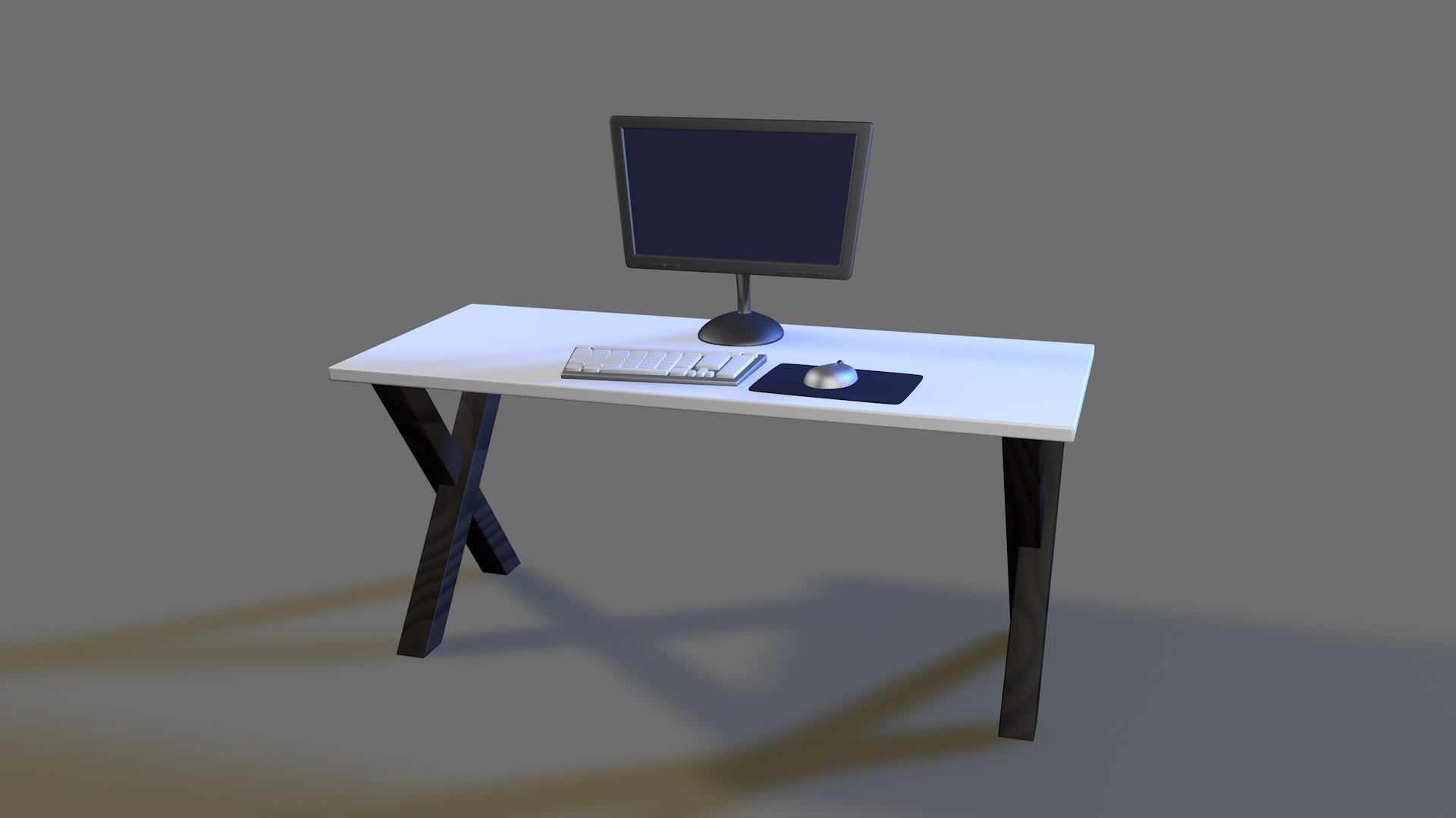 3D Computer Desk - TurboSquid 1988982