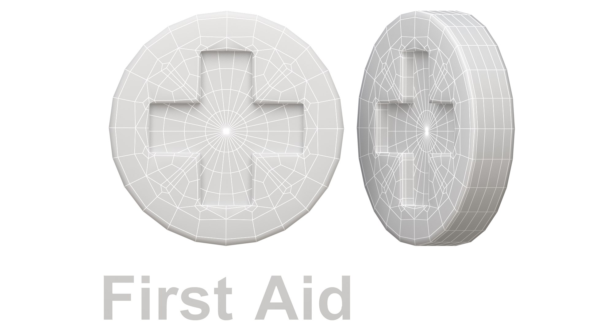 First Aid Logo 3D Model - TurboSquid 1910786