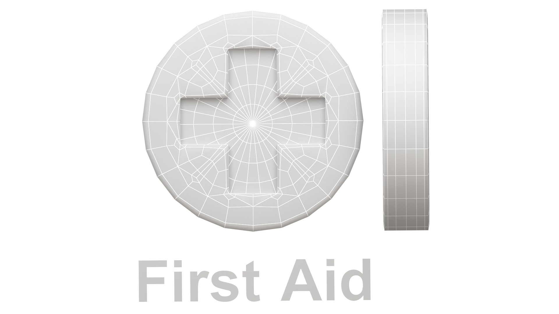 First Aid Logo 3D Model - TurboSquid 1910786