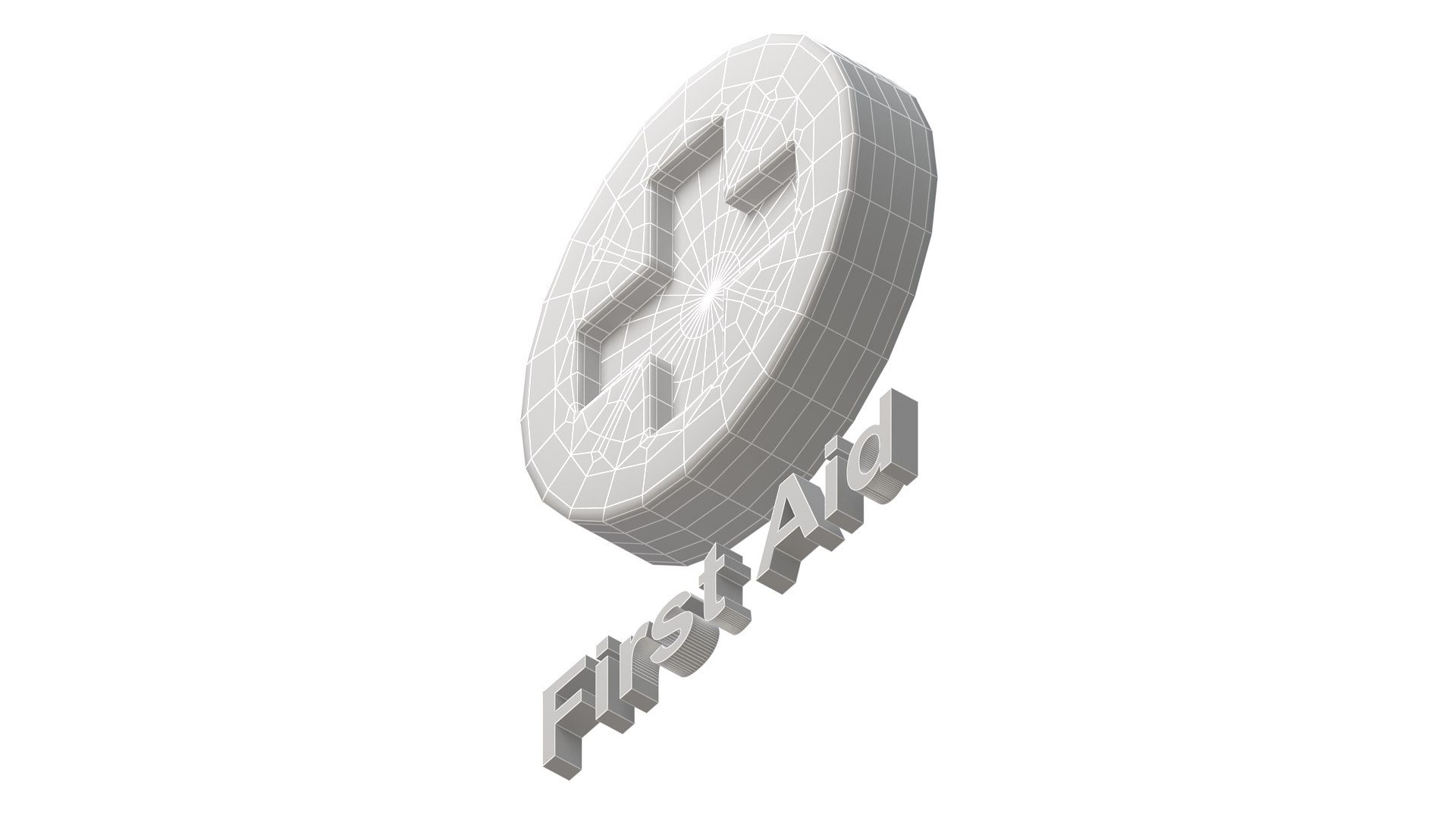 First Aid Logo 3D Model - TurboSquid 1910786
