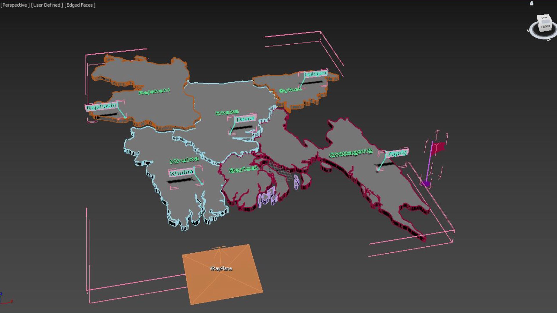 3D Bangladesh State Cities Model - TurboSquid 1691809