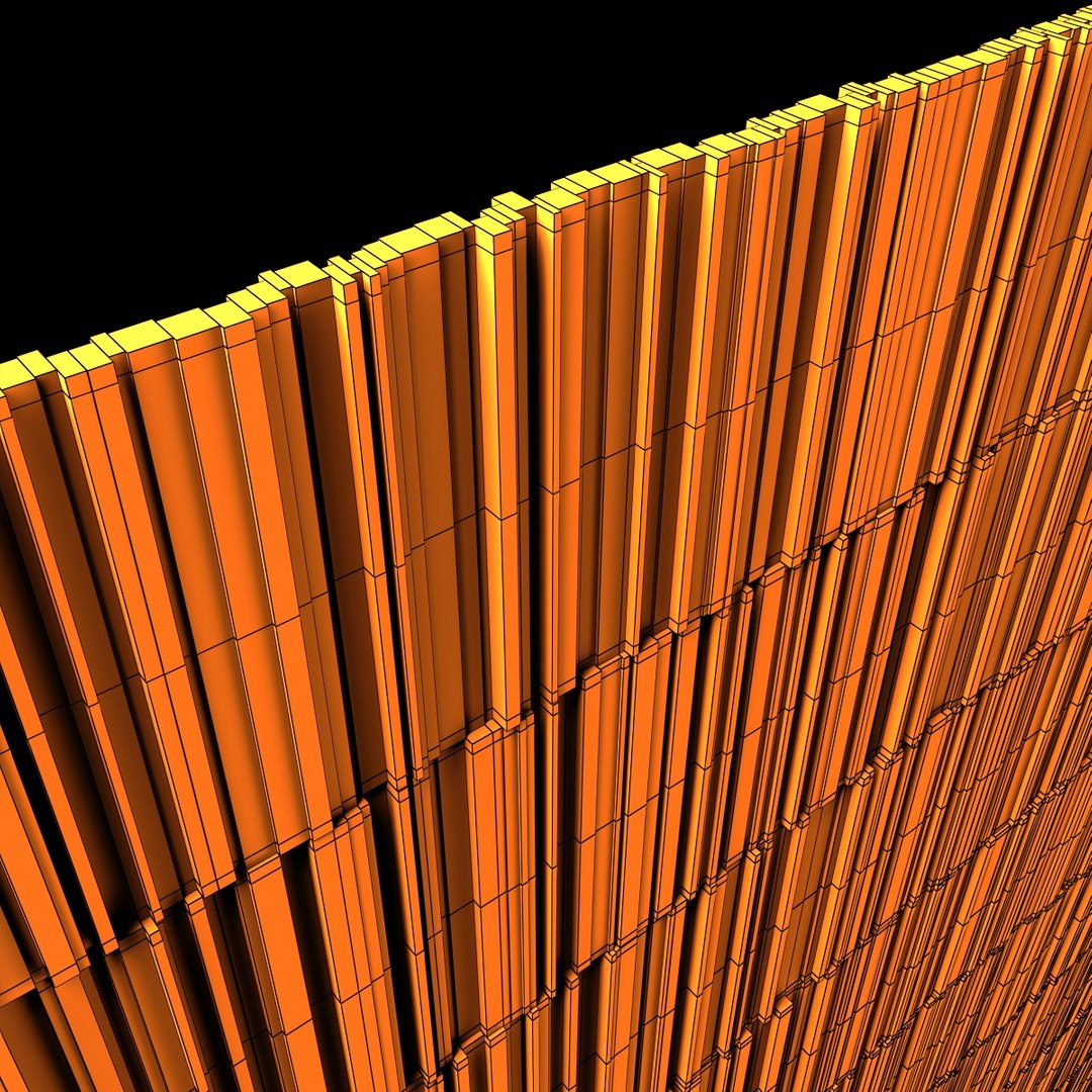 3D Model Panel Rail Line Wood N2 - TurboSquid 1949941