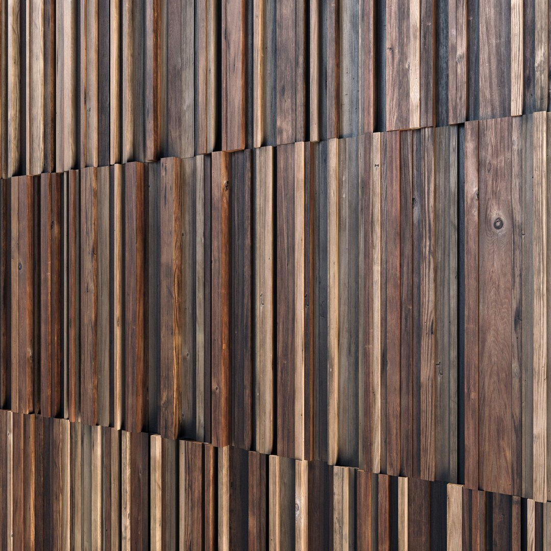 3D Model Panel Rail Line Wood N2 - TurboSquid 1949941