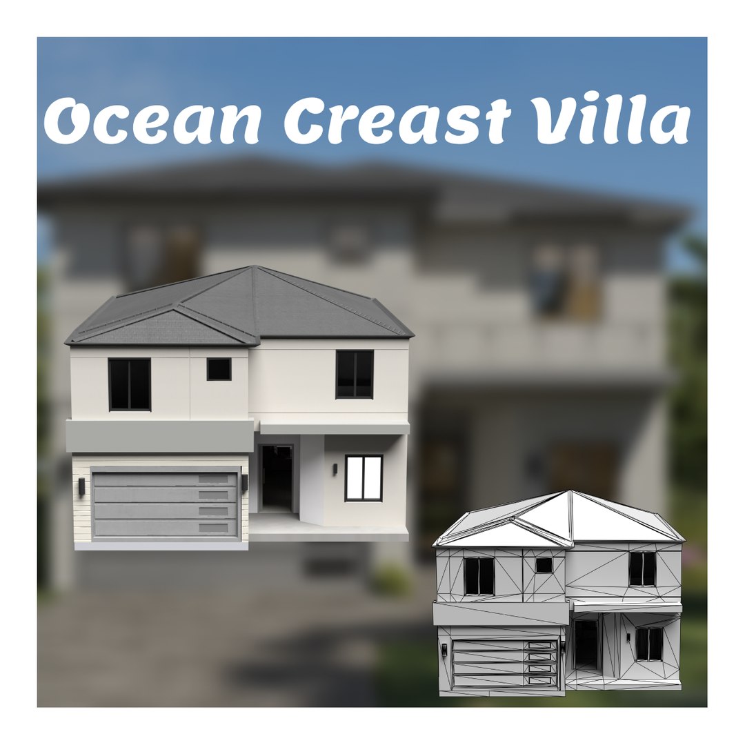 Ocean Creast Villa 3D Model - TurboSquid 2347759