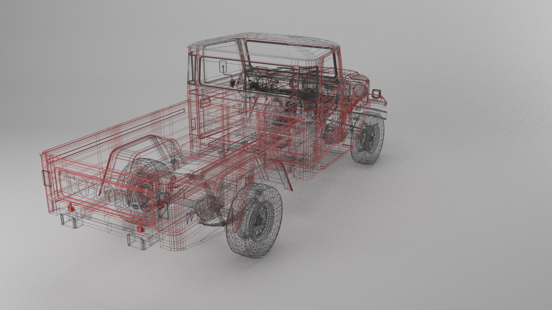 Toyota Land Cruiser Fj47 3D Model - TurboSquid 1327355