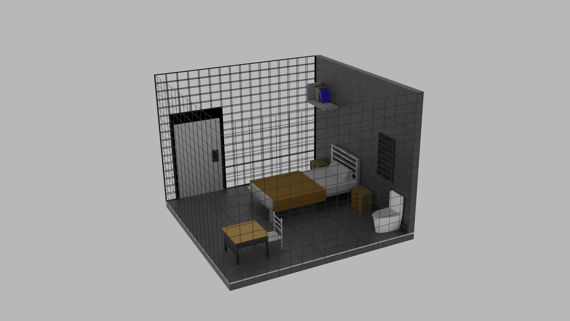 3D Isomeric Prison - TurboSquid 2056109