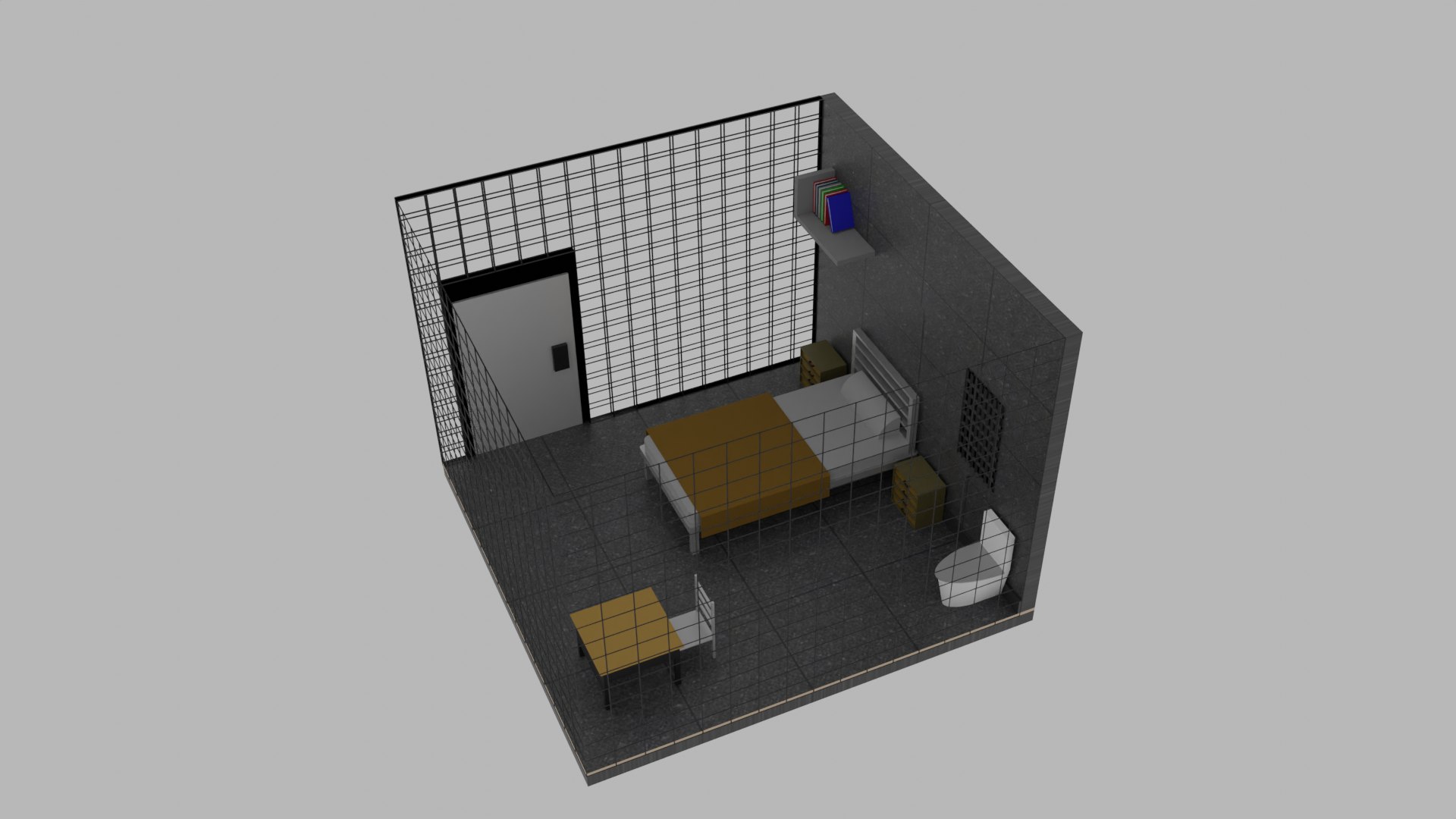3D Isomeric Prison - TurboSquid 2056109