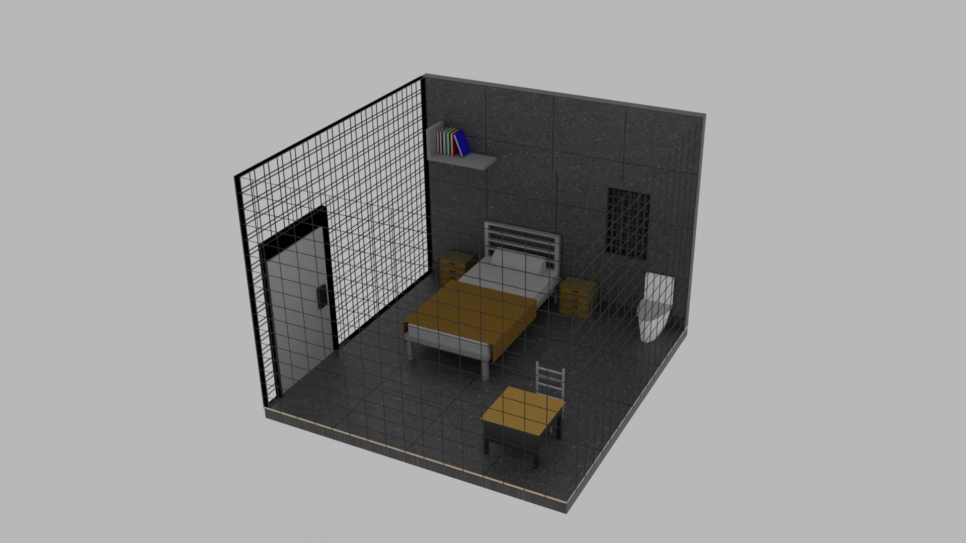 3D Isomeric Prison - TurboSquid 2056109