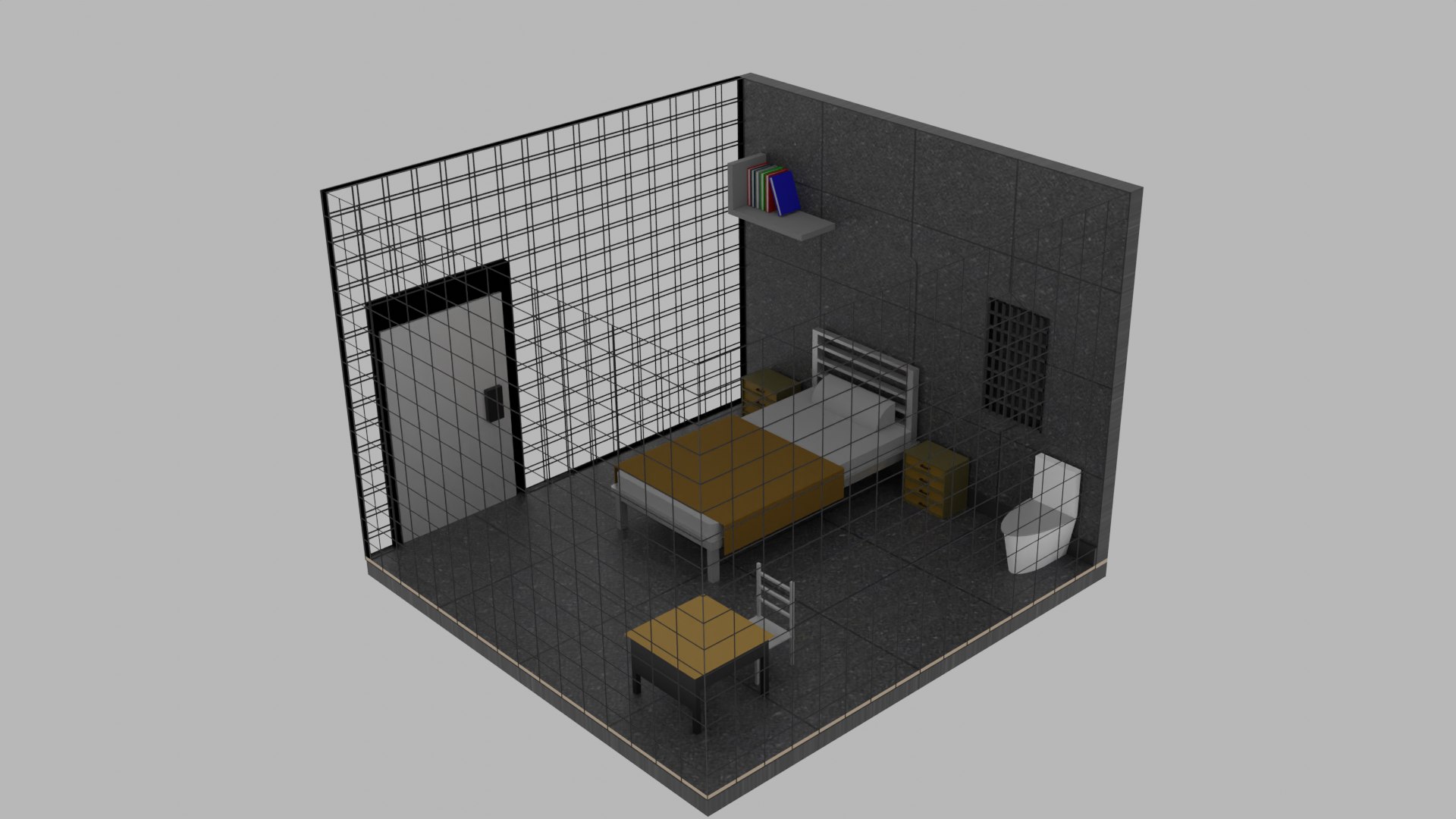 3D Isomeric Prison - TurboSquid 2056109