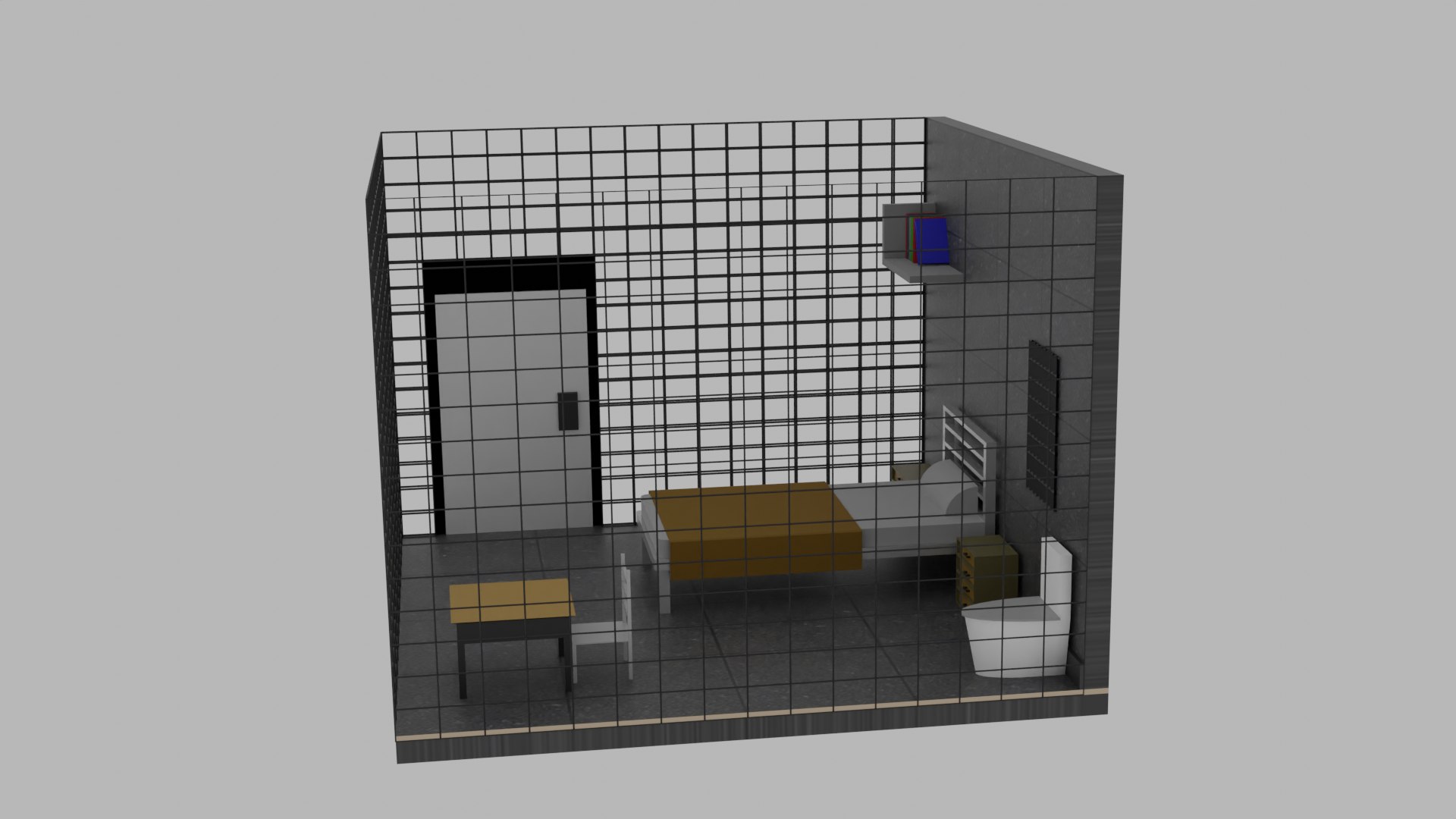 3D Isomeric Prison - TurboSquid 2056109