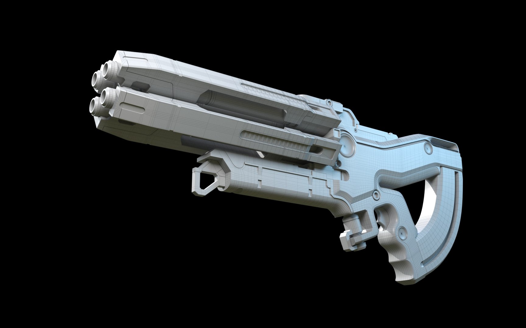 M-560 Hydra Mass Effect 3D Model - TurboSquid 2251277