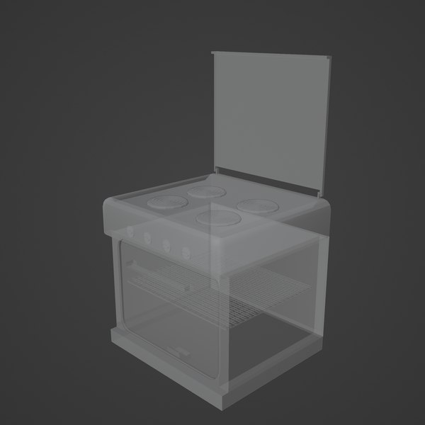 3D Low Poly cooker model - TurboSquid 2017437