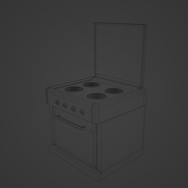 3D Low Poly cooker model - TurboSquid 2017437