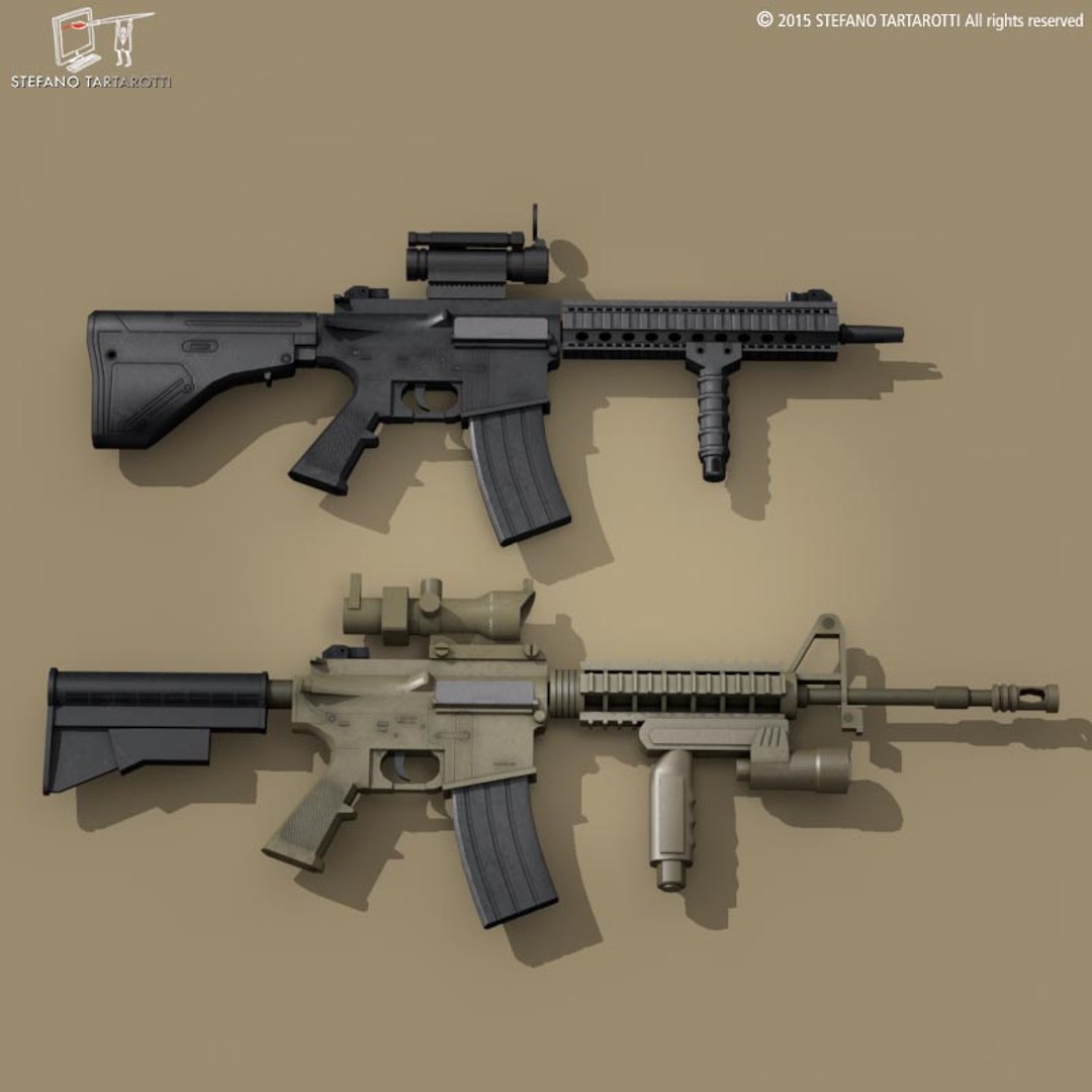 C4d M4 Rifle