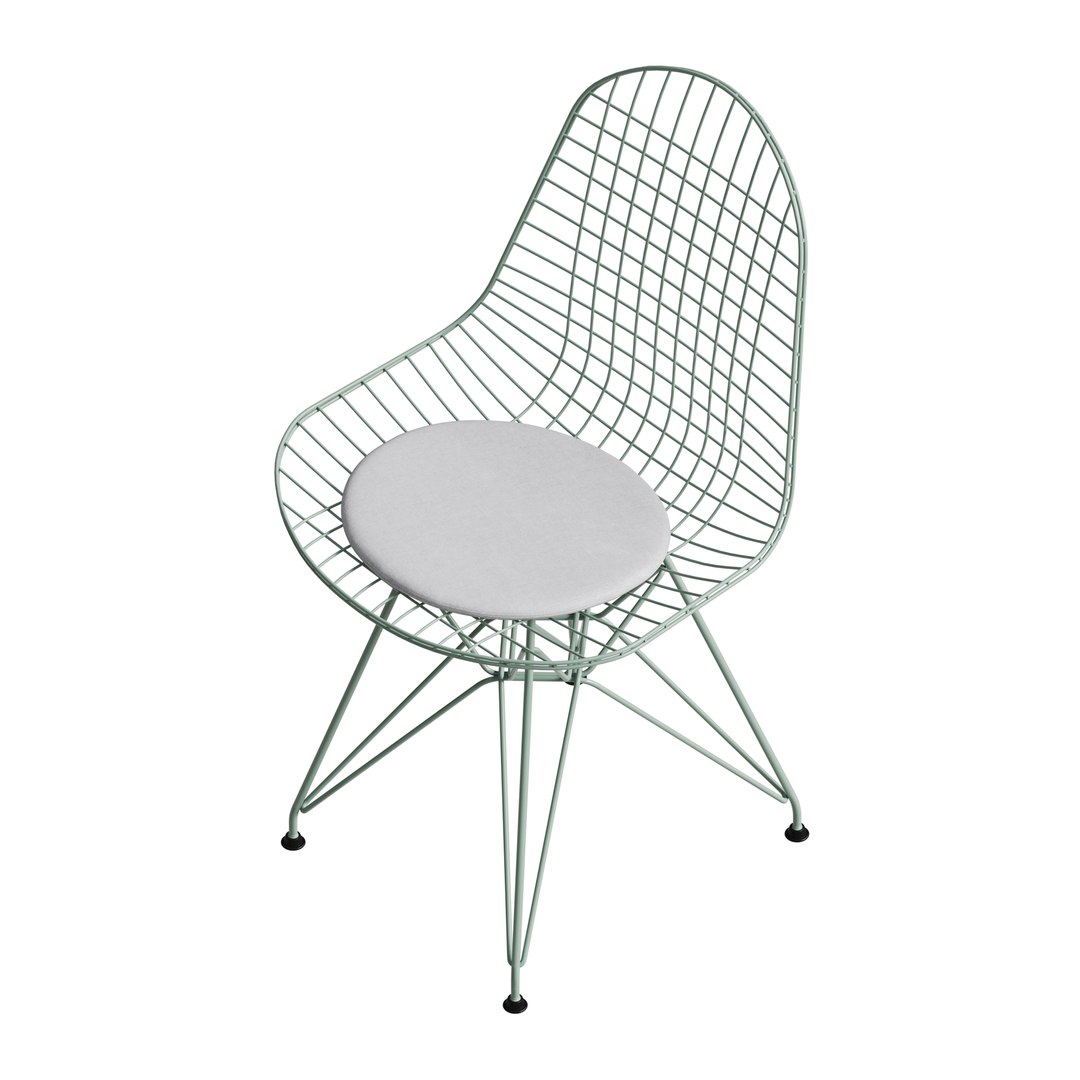 Herman Miller Eames Wire Chair Wire Base Model - TurboSquid 2318798