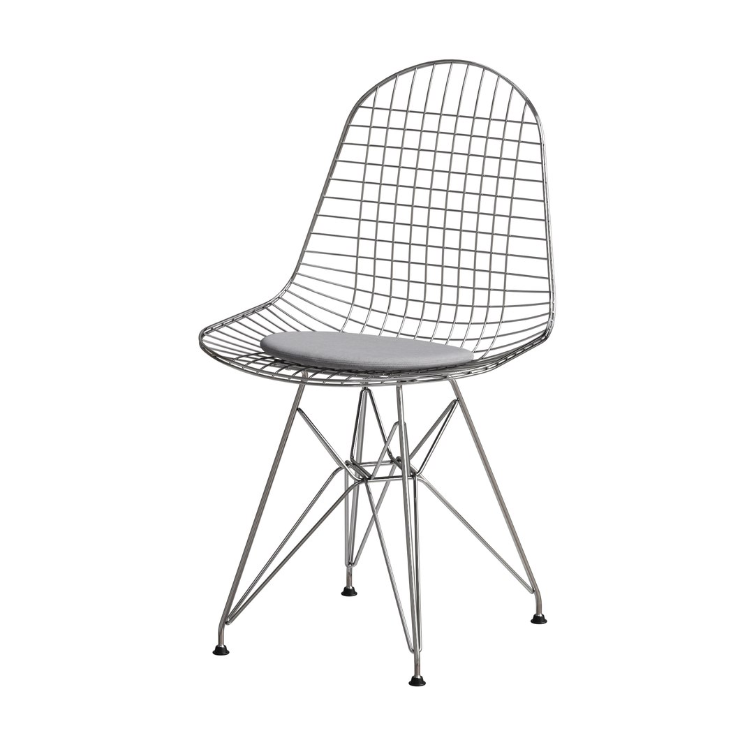 Herman Miller Eames Wire Chair Wire Base Model - TurboSquid 2318798