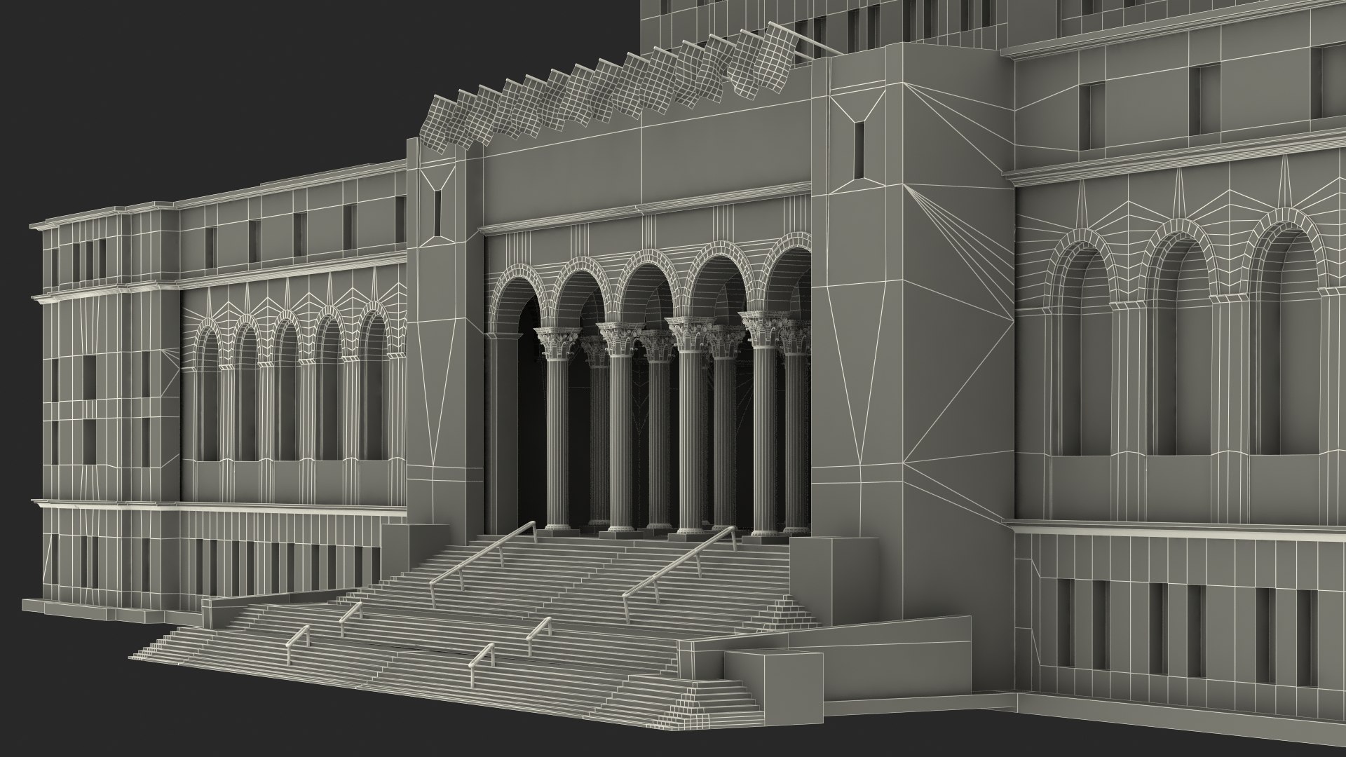 3D Los Angeles City Hall model - TurboSquid 1797847