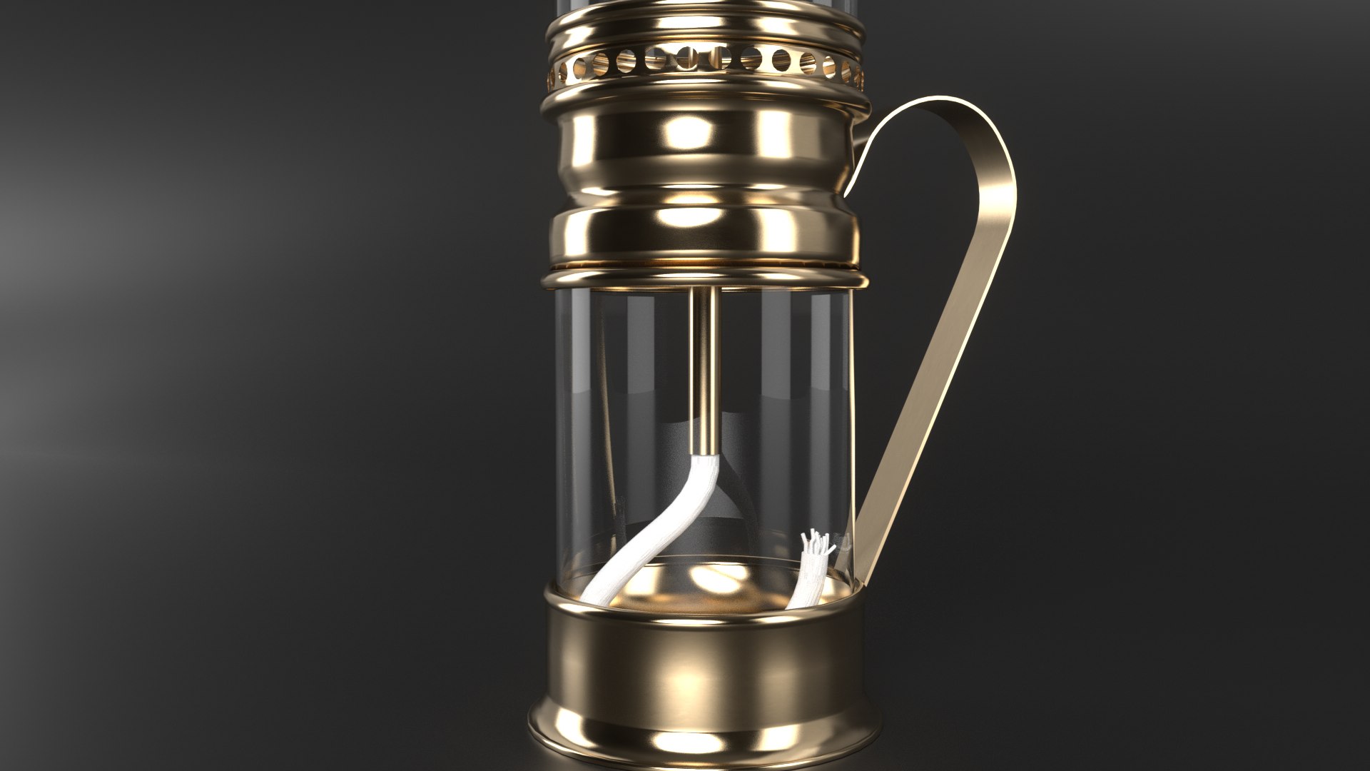 First Oil Lamp 3D Model - TurboSquid 1925930