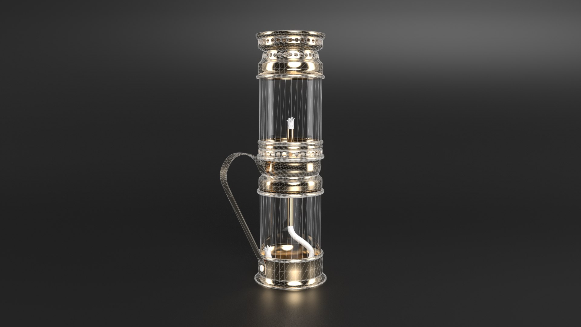 First Oil Lamp 3D Model - TurboSquid 1925930