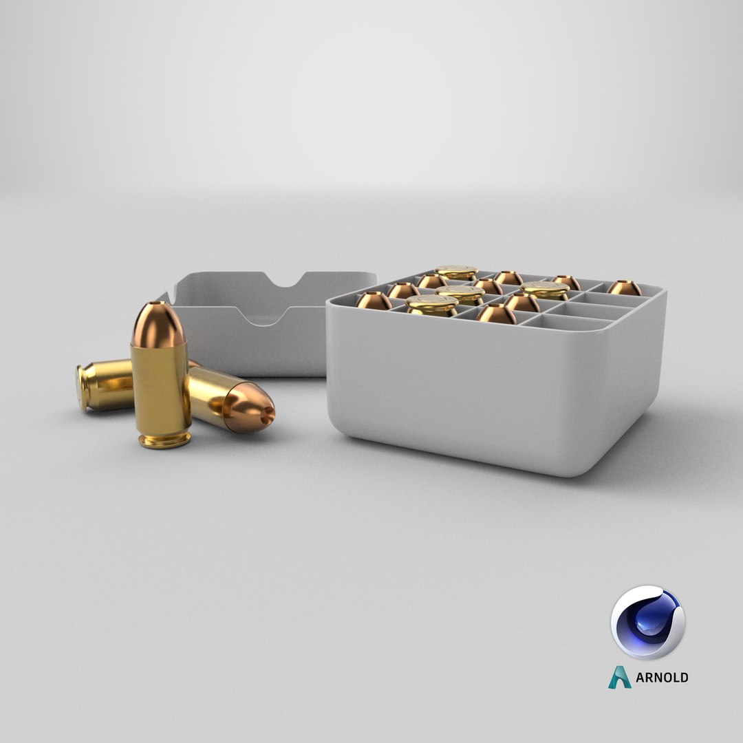 3D Bullets 45 Mm Model - TurboSquid 2281485