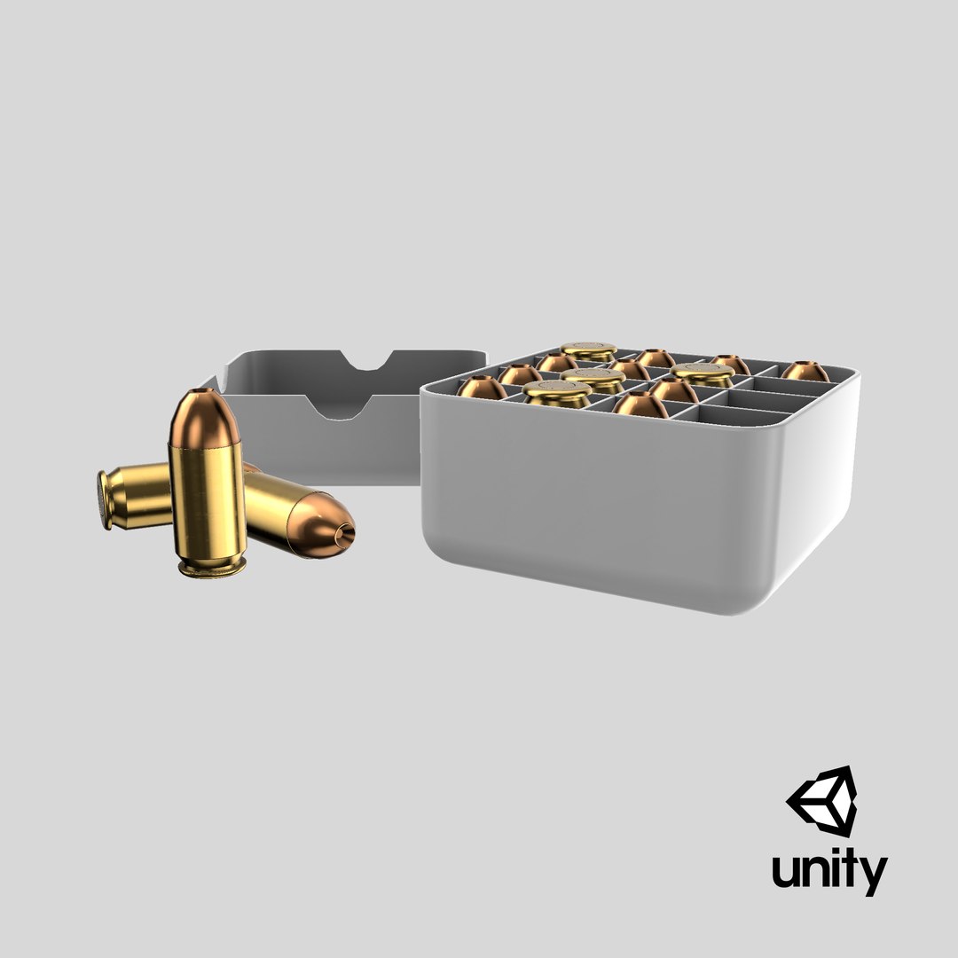 3D Bullets 45 Mm Model - TurboSquid 2281485
