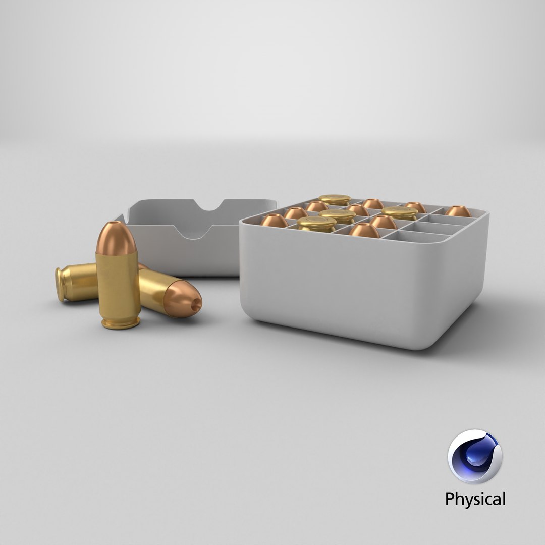 3D Bullets 45 Mm Model - TurboSquid 2281485