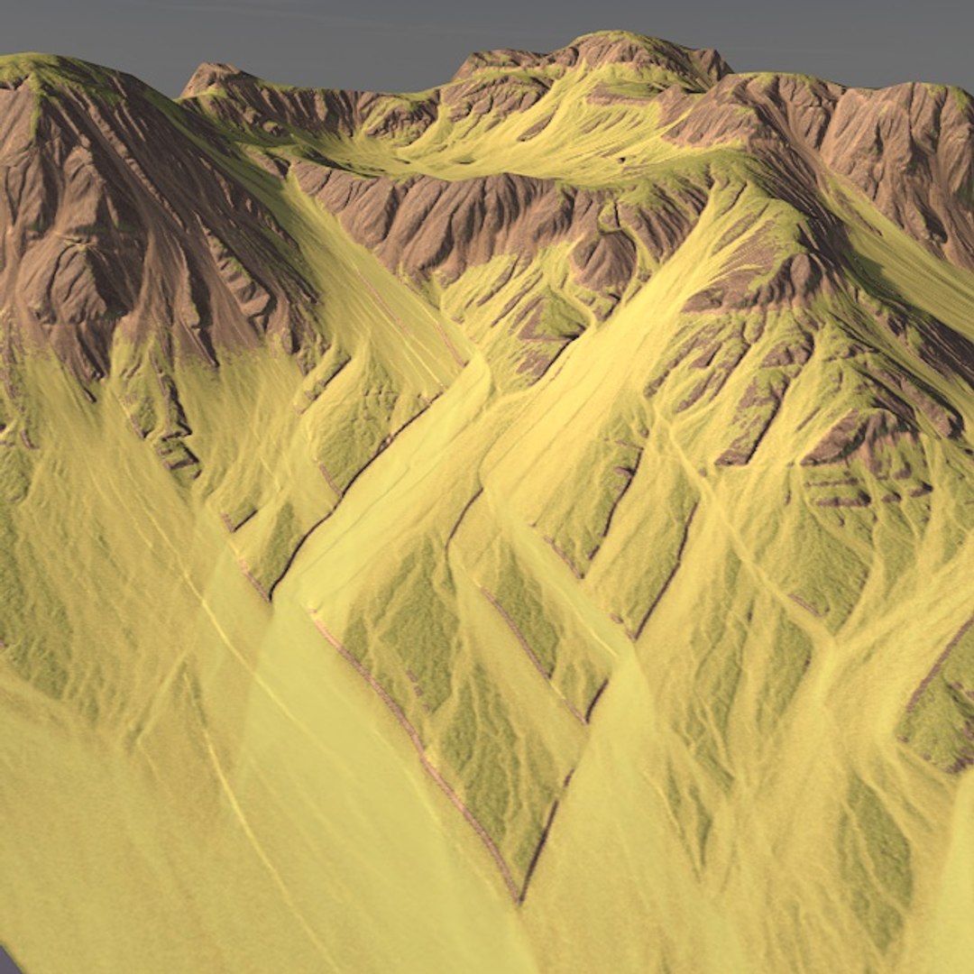 3ds max mountain maps terrain