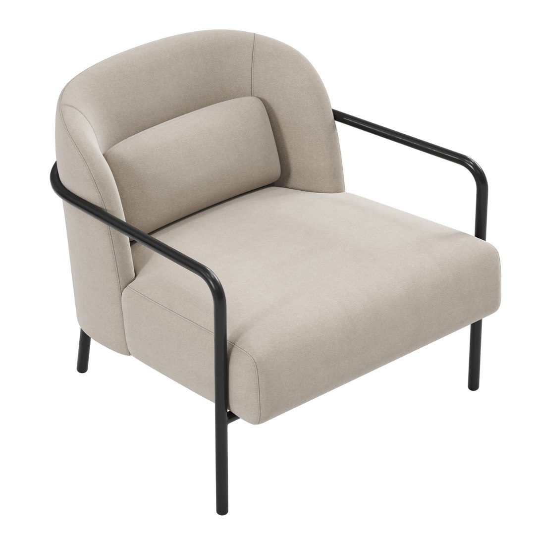 3D Model Circa Lounge Chair Mad - TurboSquid 1460936