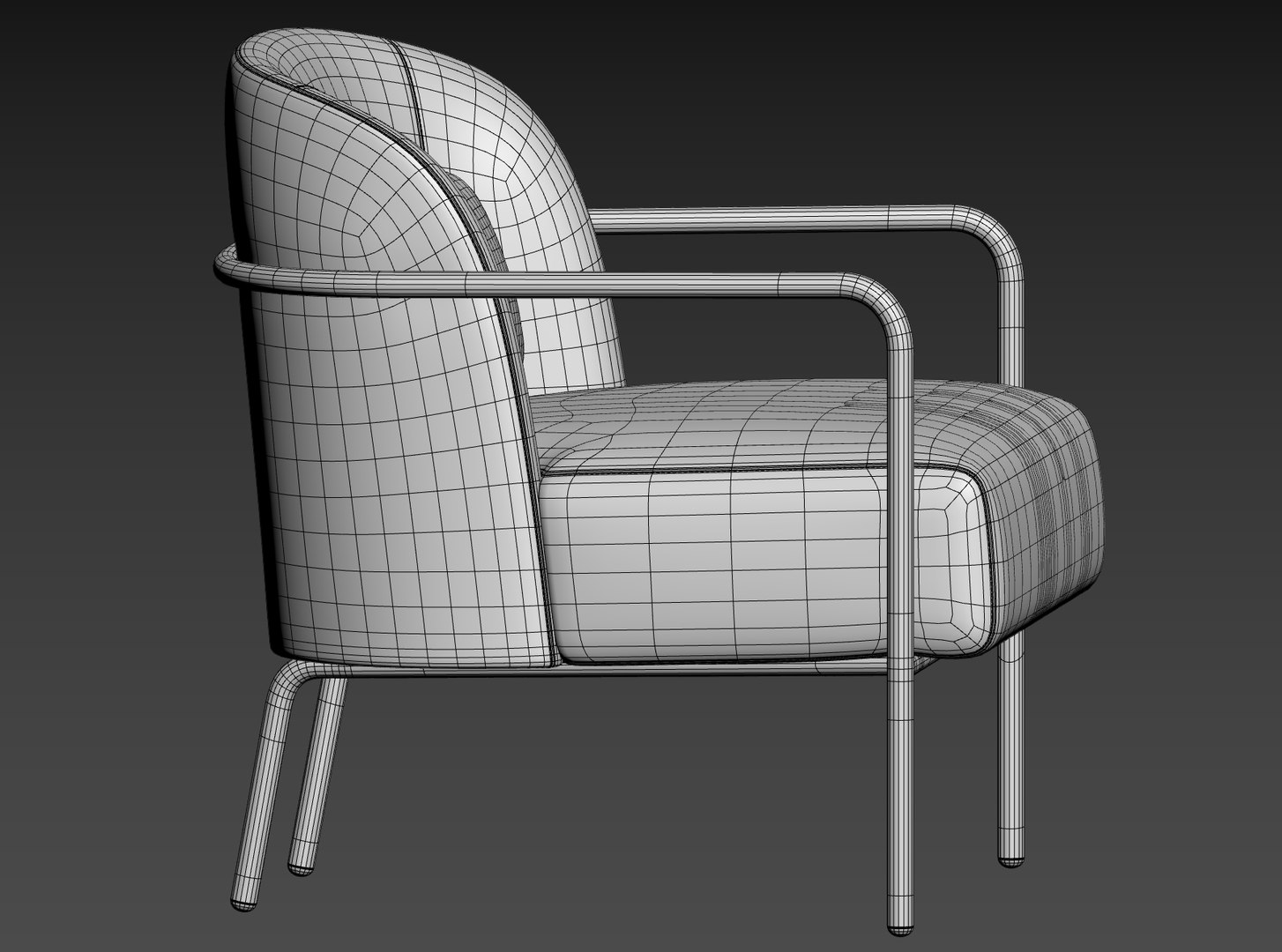3D Model Circa Lounge Chair Mad - TurboSquid 1460936