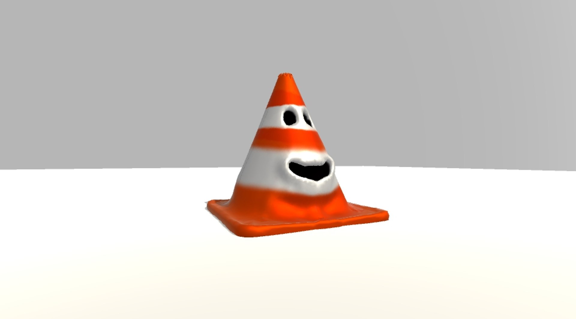 3D Rigged Traffic Cone Character | 1147068 | TurboSquid