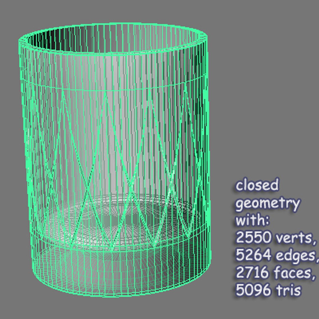 Glass Geometry 3d Model