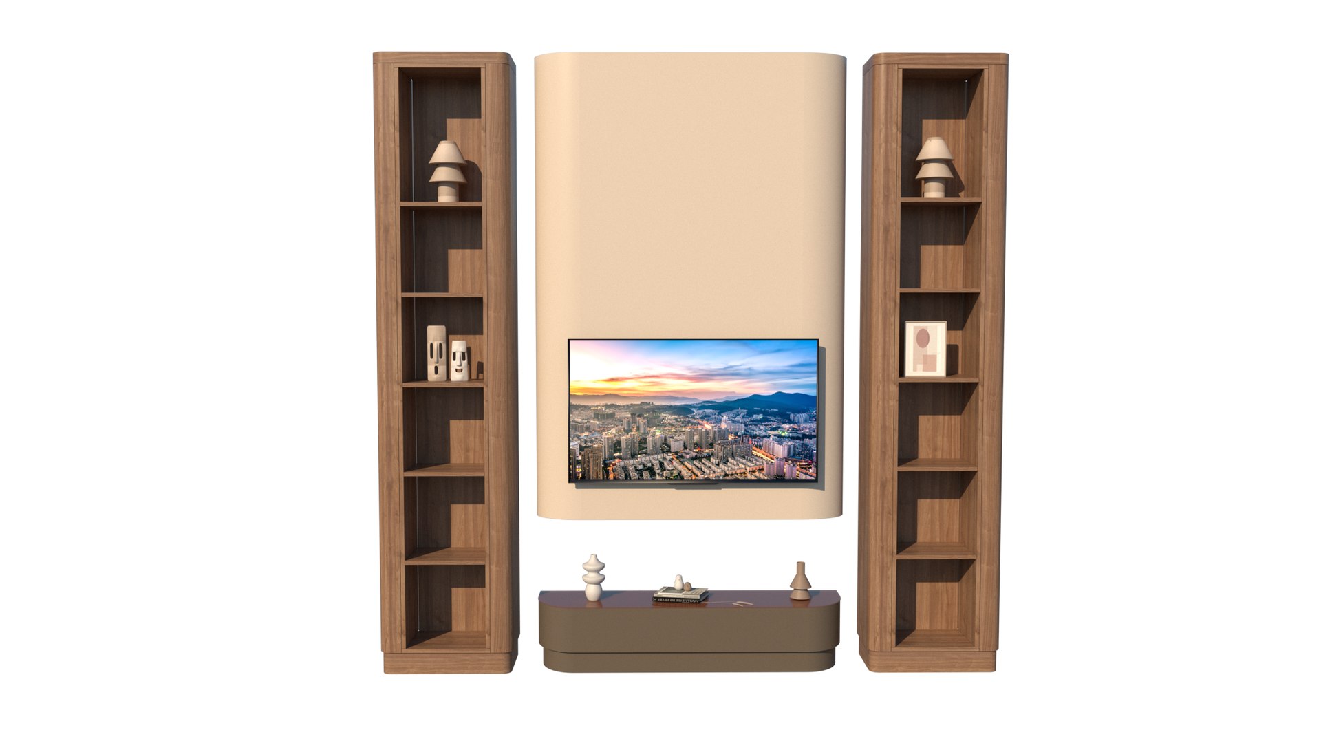 Tv Unit 3D Model - TurboSquid 2269596