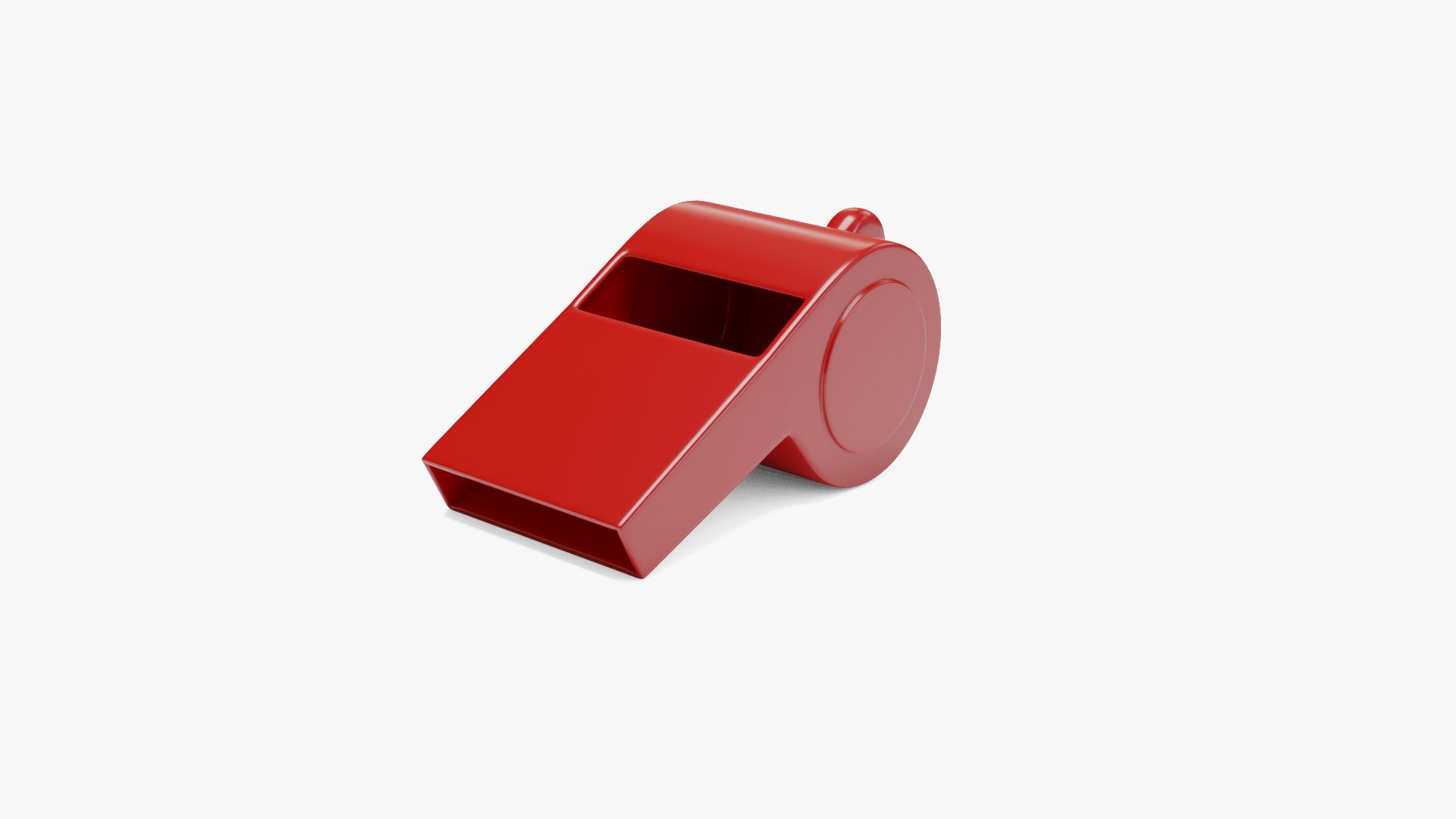 Red Whistle 3D Model - TurboSquid 2017522