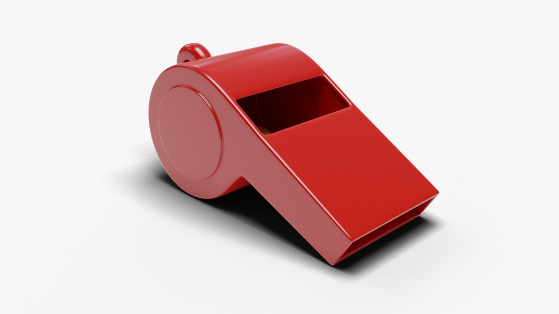 Red Whistle 3D Model - TurboSquid 2017522