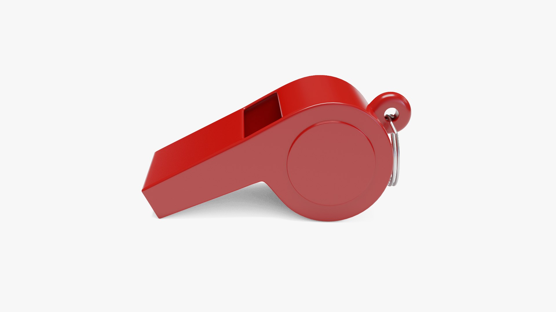 Red Whistle 3D Model - TurboSquid 2017522
