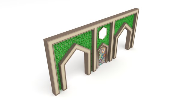 3D gate islamic model - TurboSquid 1665944