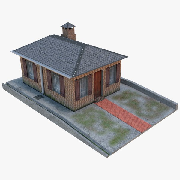 modelo 3d Casa Low Poly - TurboSquid 1809989