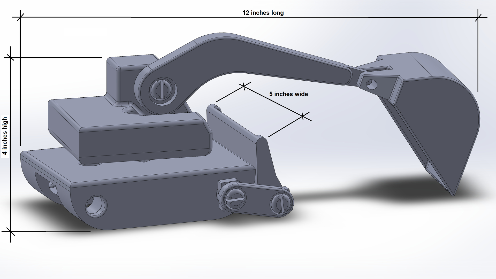Toy Excavator Digger Assembly 3D model - TurboSquid 1827878