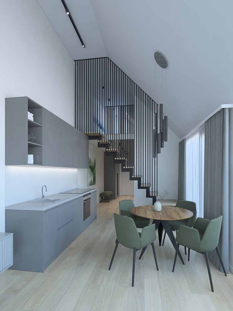 Loft Interior Model - TurboSquid 1606419