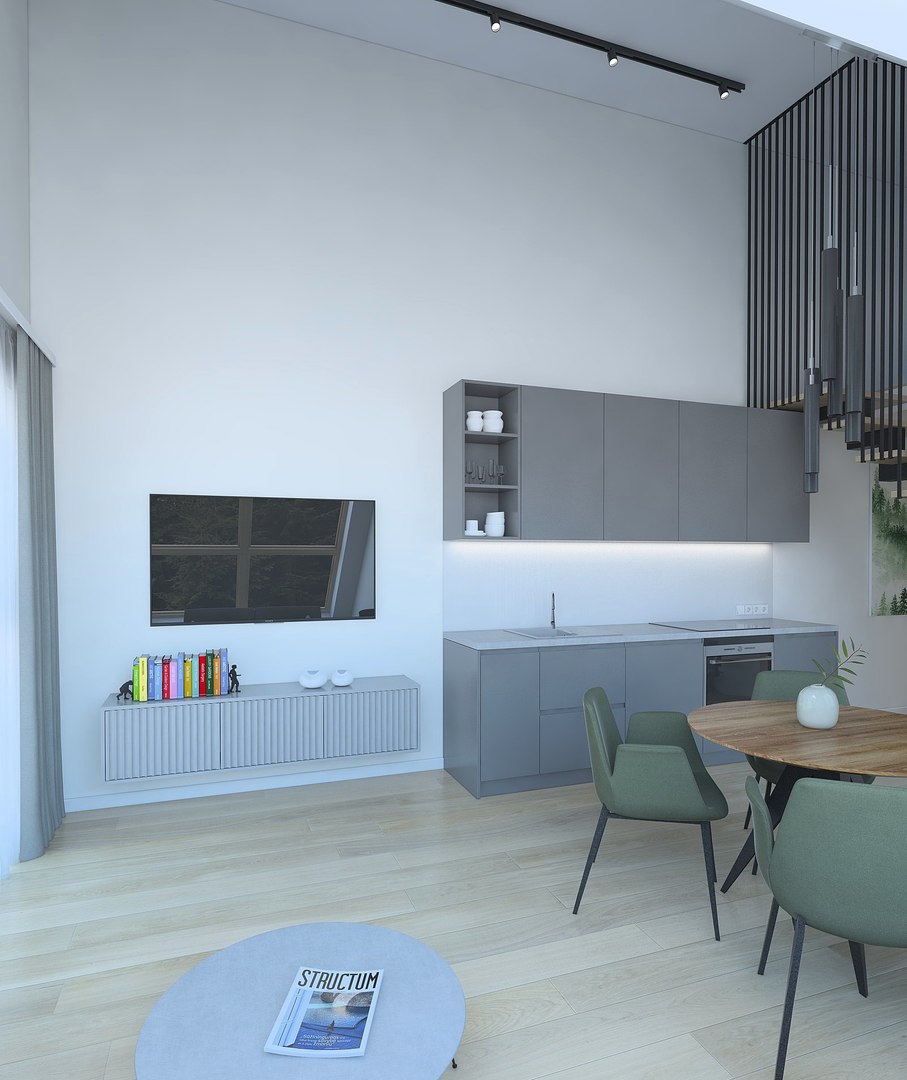 Loft Interior Model - TurboSquid 1606419