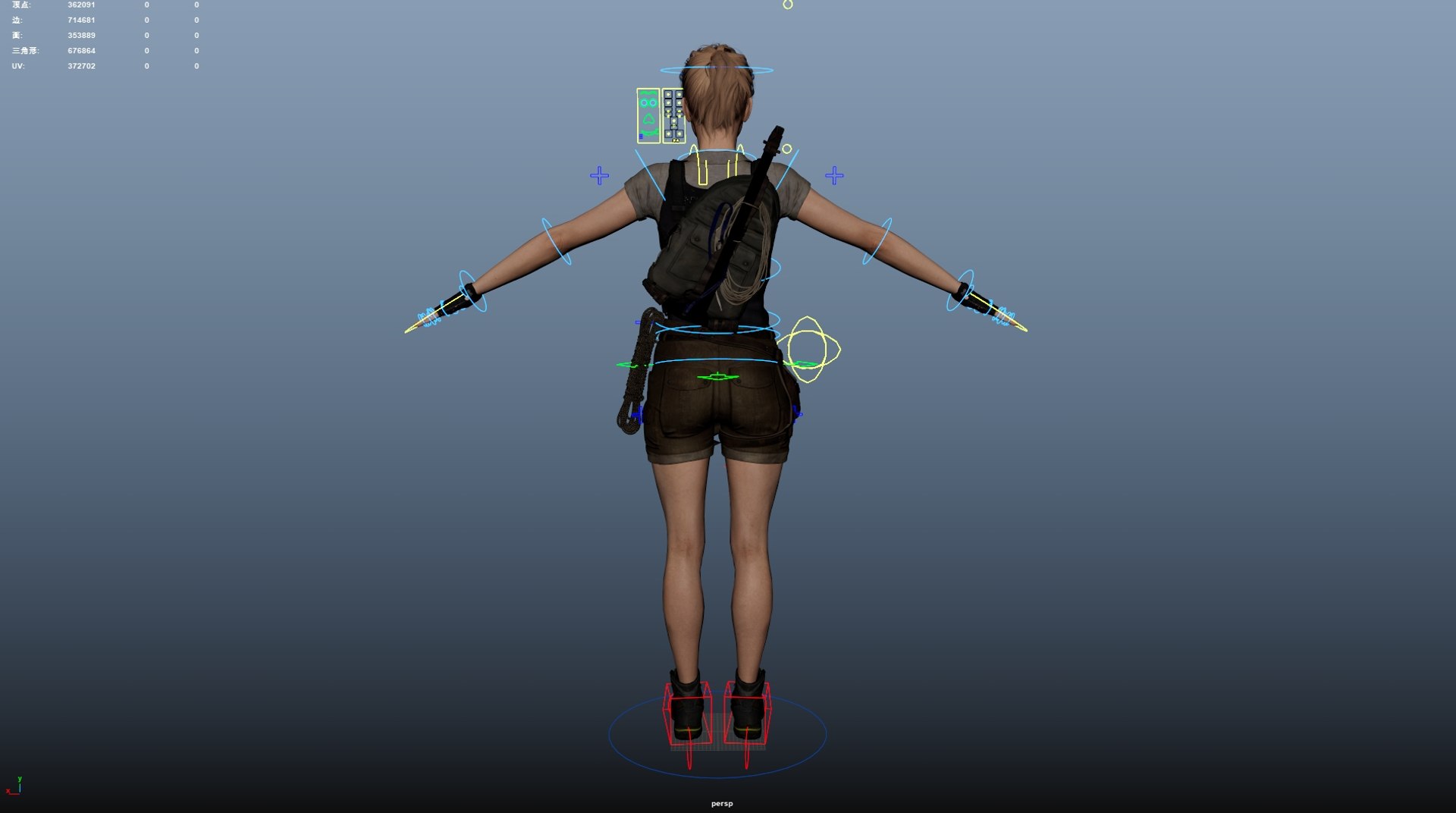 Female Explorer Rigged 3D Model - TurboSquid 2333342