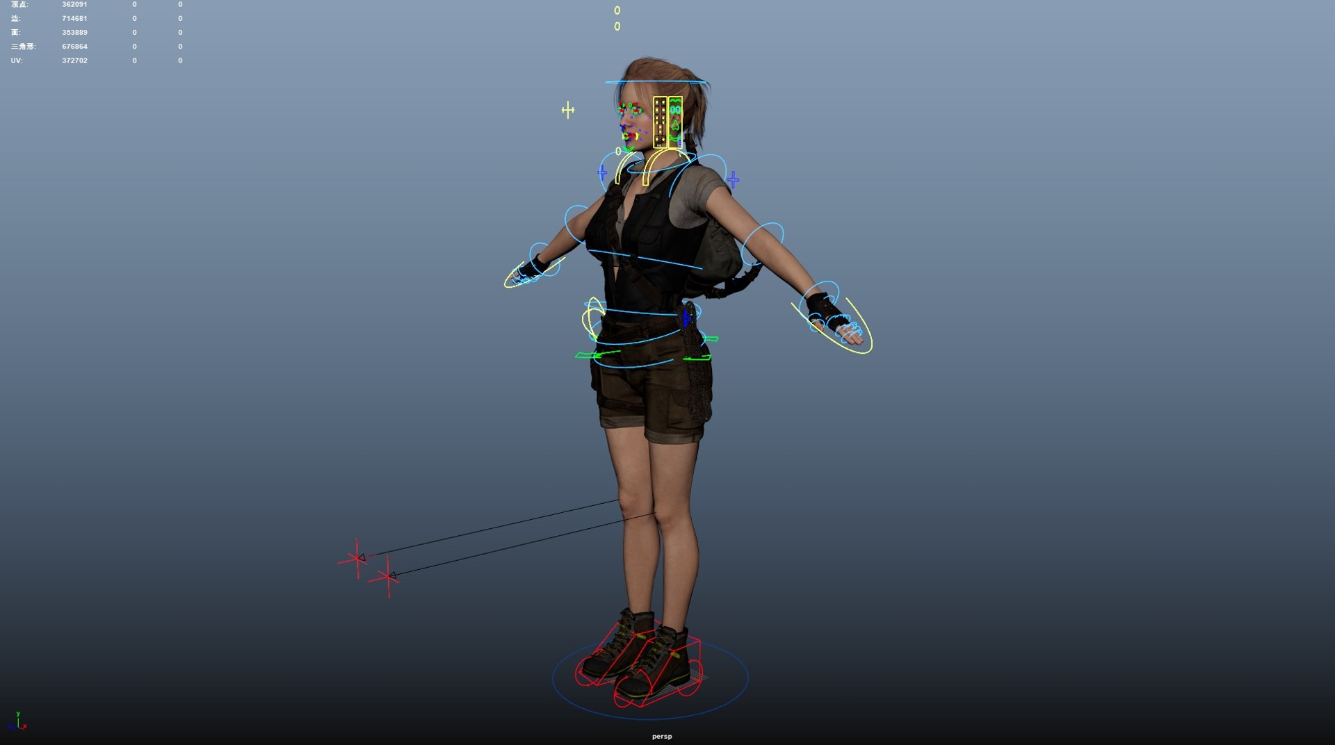 Female Explorer Rigged 3D Model - TurboSquid 2333342