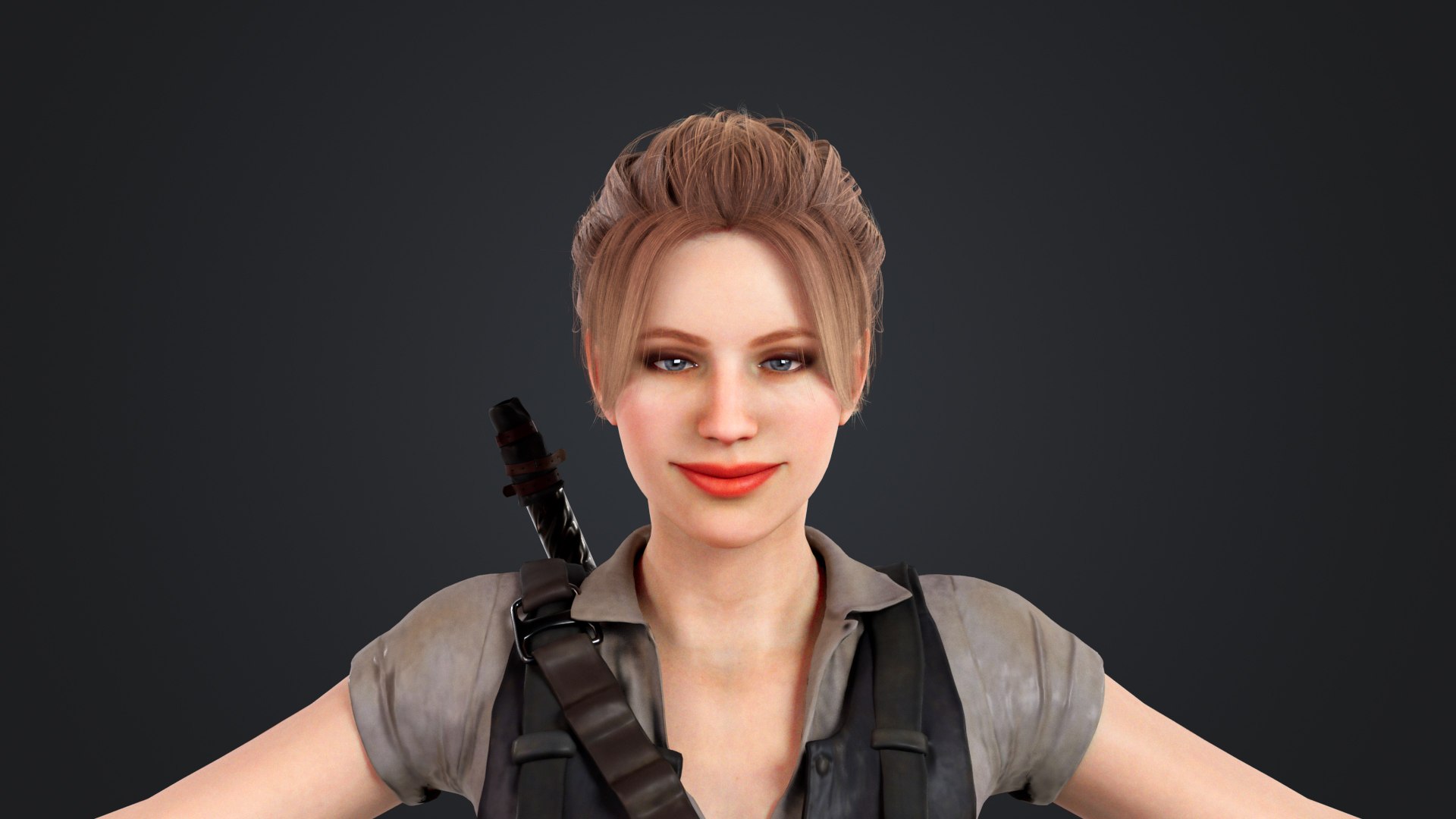 Female Explorer Rigged 3D Model - TurboSquid 2333342