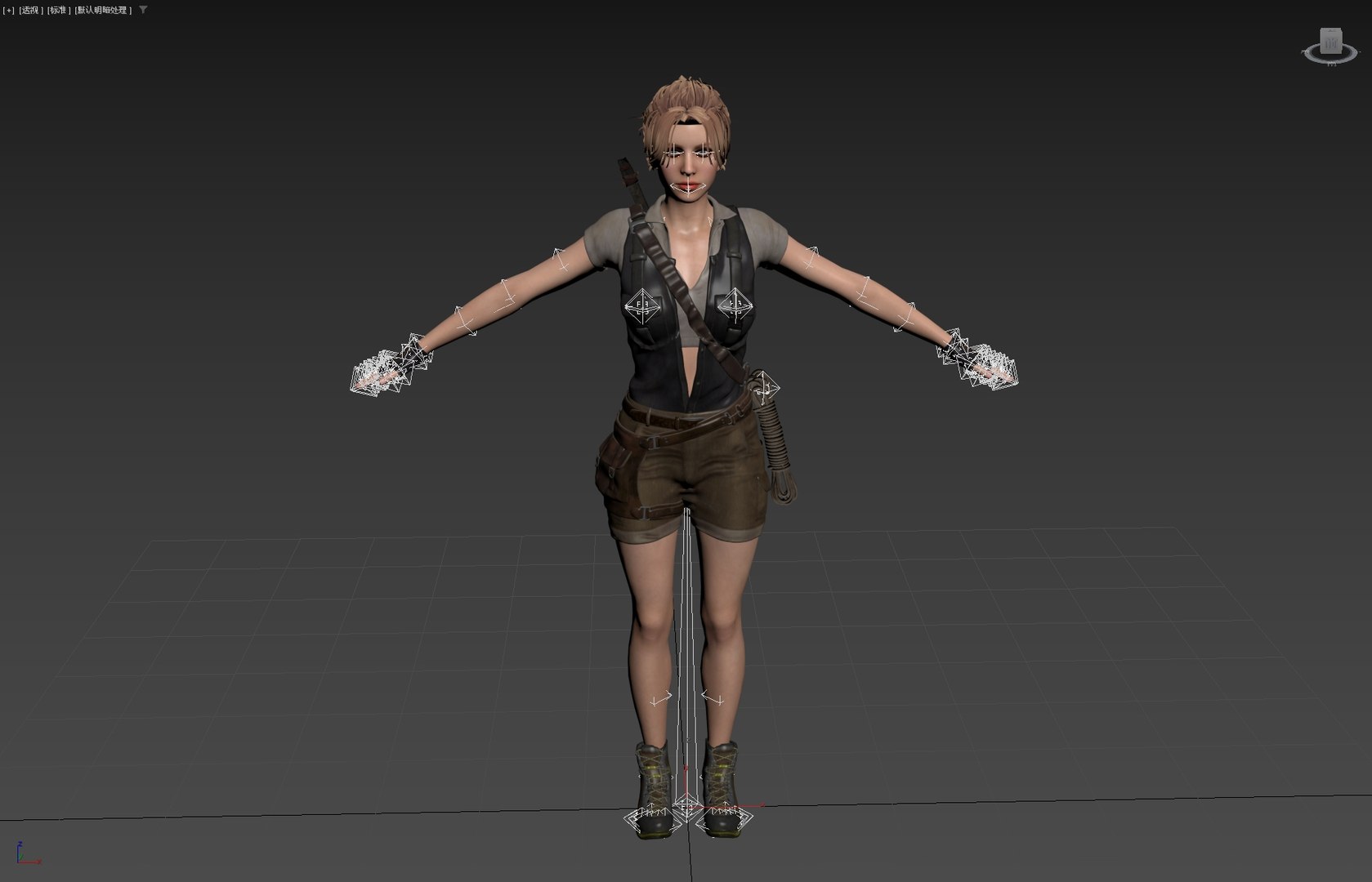 Female Explorer Rigged 3D Model - TurboSquid 2333342