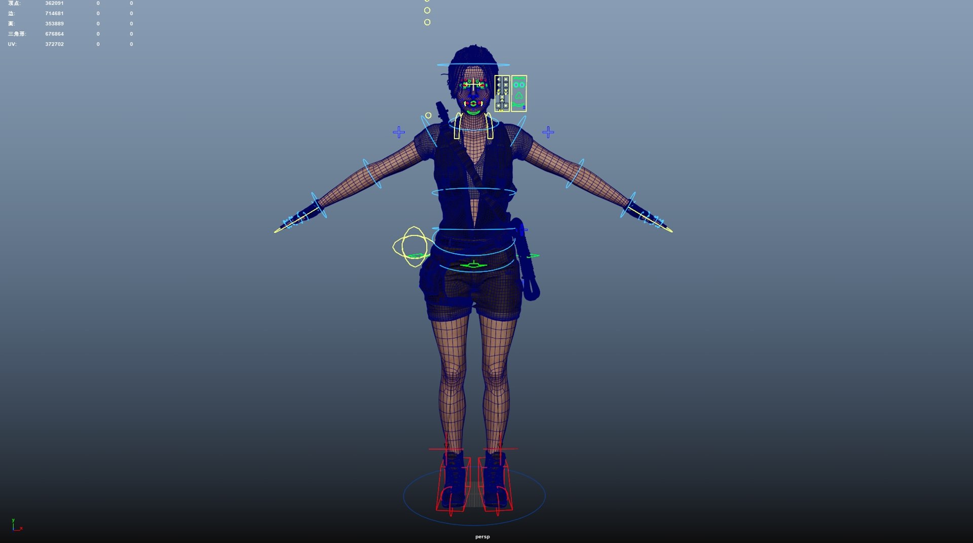 Female Explorer Rigged 3D Model - TurboSquid 2333342