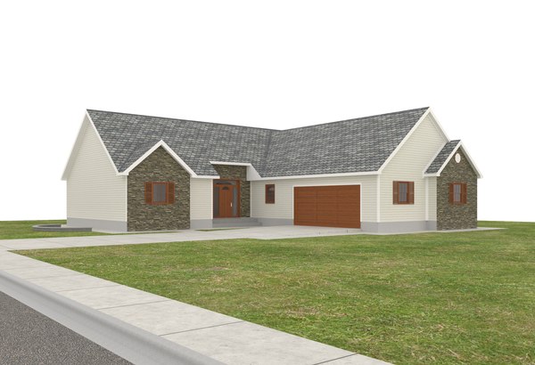 Cottage SketchUp Models for Download | TurboSquid